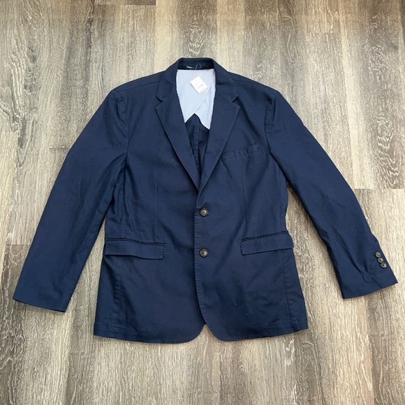 Jos. A. Bank | Suits & Blazers | Jos A Bank Dark Navy Blue Long Sleeve ...